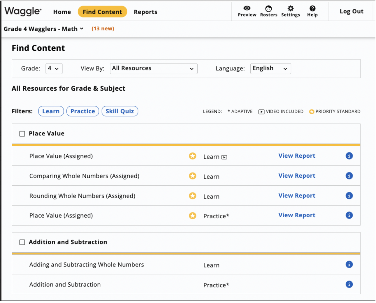 Content Block Sequencing in Waggle (HMH Ed)